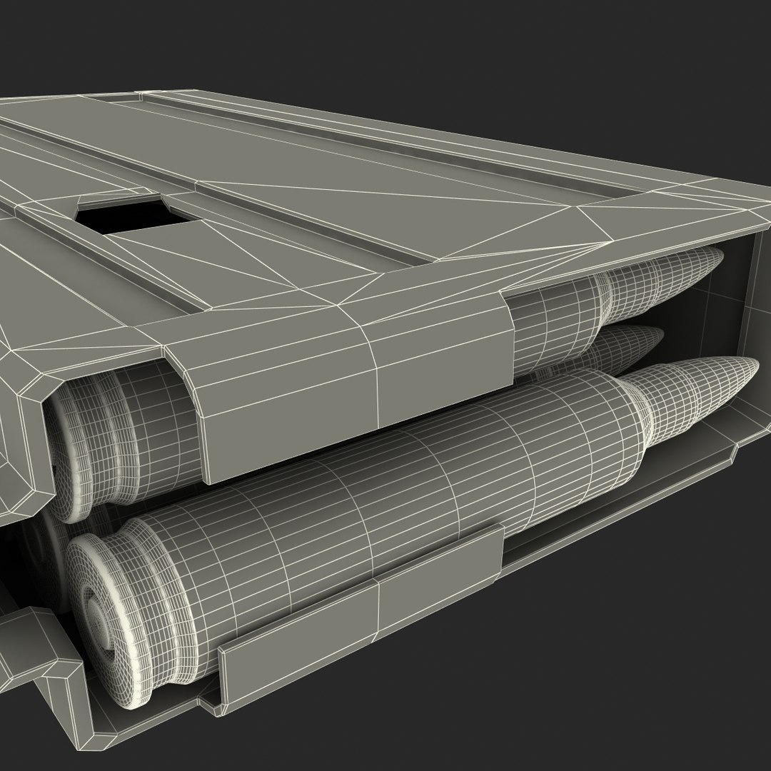 m16 magazine 3d model