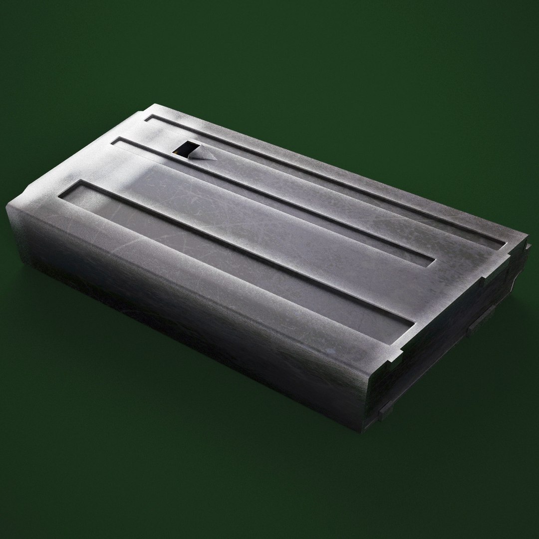 m16 magazine 3d model