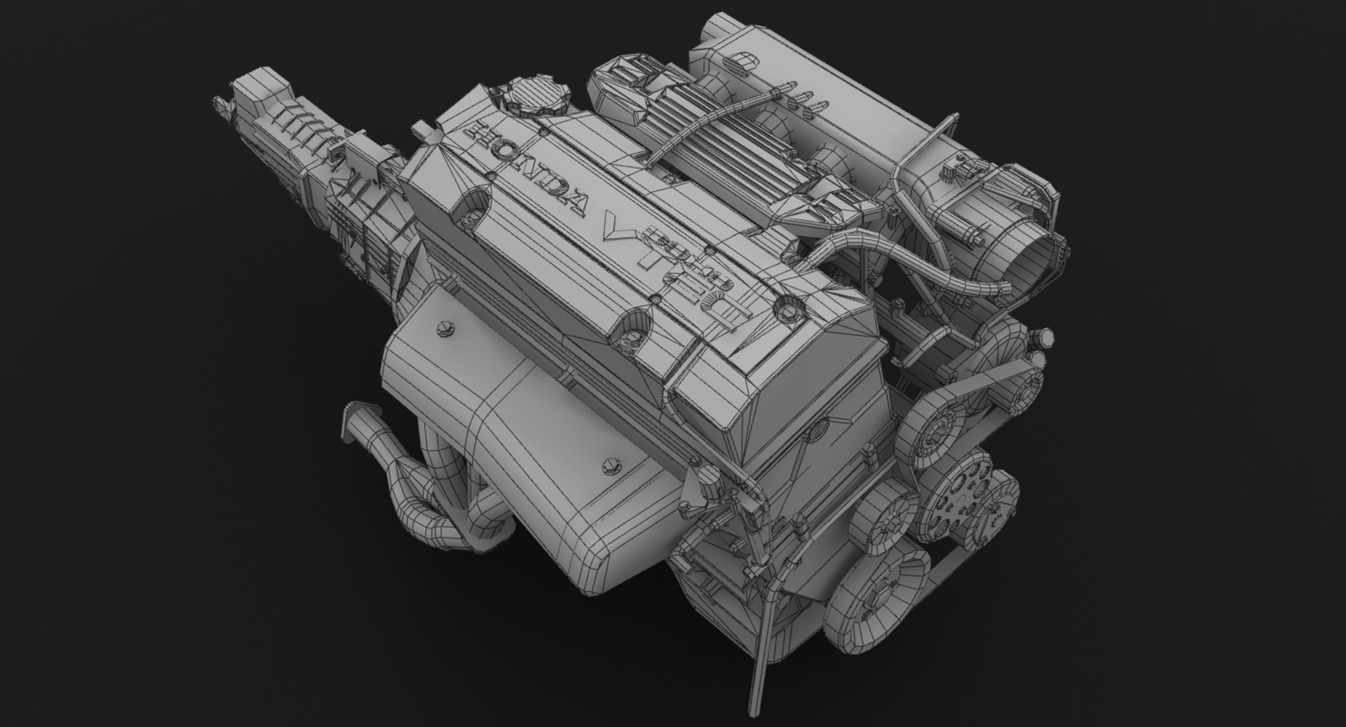 Parts Honda F20c 2 Model - TurboSquid 1412919