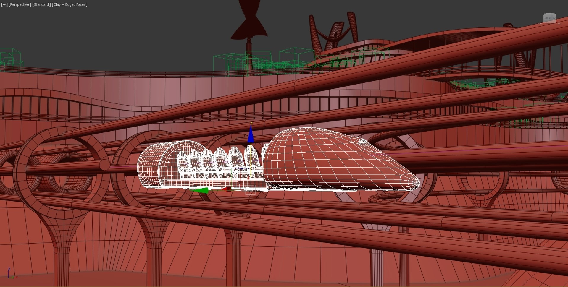 City Future Bionic Architecture 3D Model - TurboSquid 1572400