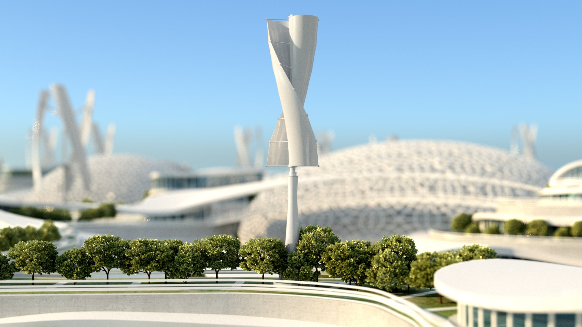 City Future Bionic Architecture 3D Model - TurboSquid 1572400