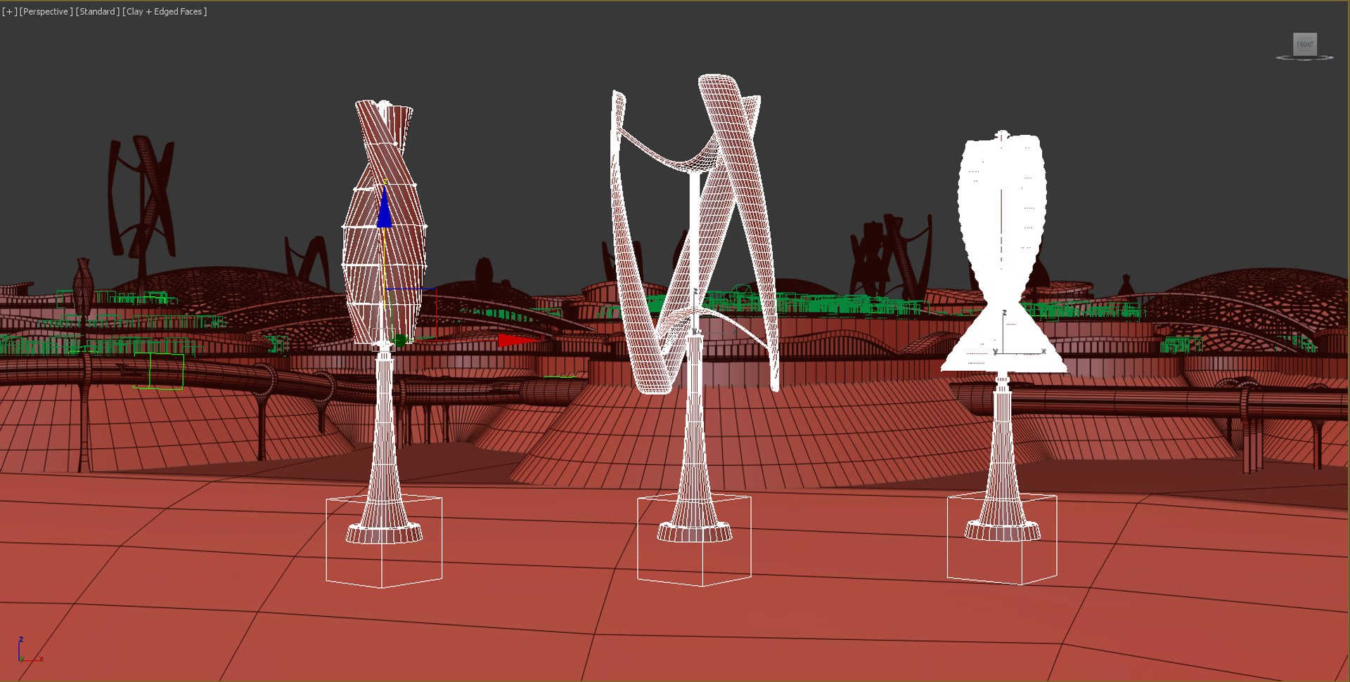 City Future Bionic Architecture 3D Model - TurboSquid 1572400