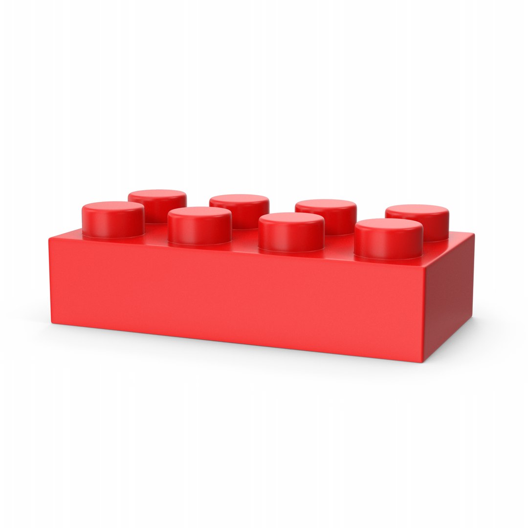 Toy Block 2x4 3D Model - TurboSquid 2372413
