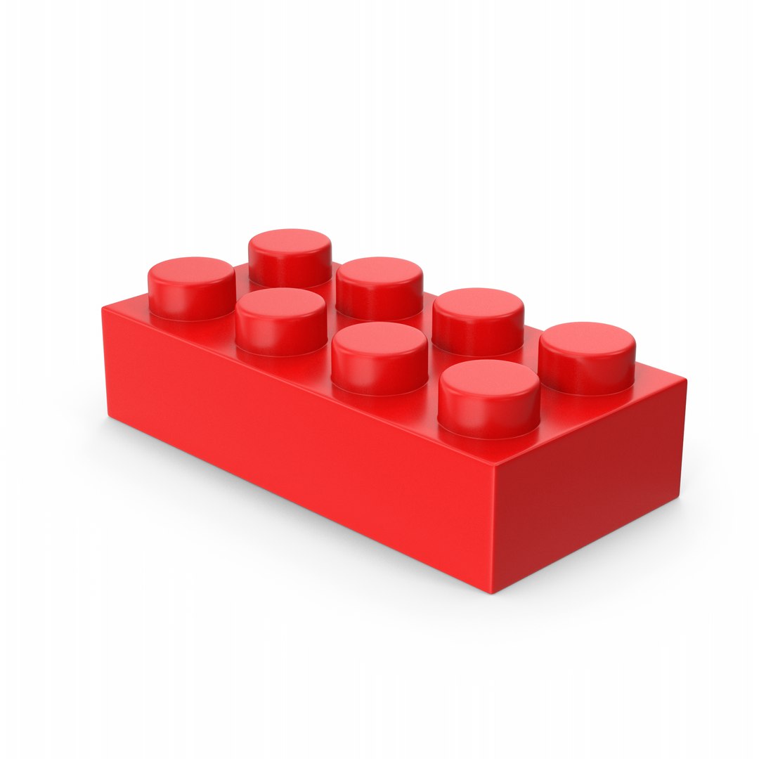 Toy Block 2x4 3D Model - TurboSquid 2372413