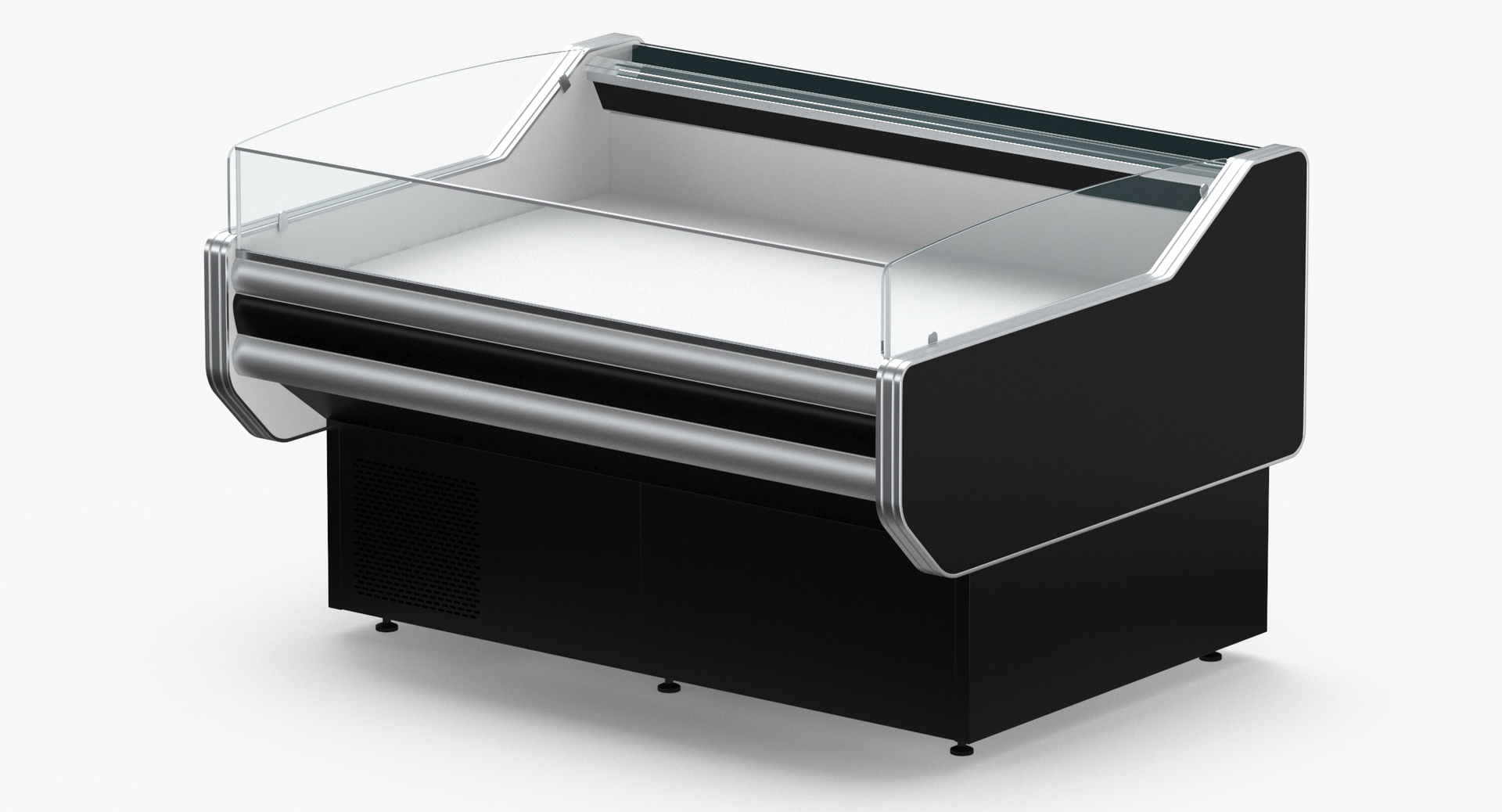 3D Horizontal Refrigerator Display Small Freezer Open Model ...