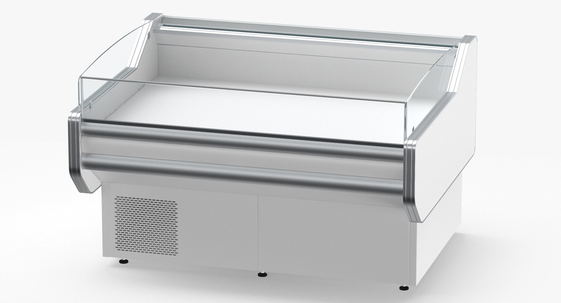 3D Horizontal Refrigerator Display Small Freezer Open Model ...