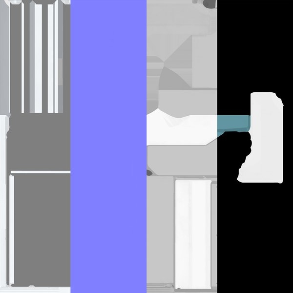 3D Horizontal Refrigerator Display Small Freezer Open model ...