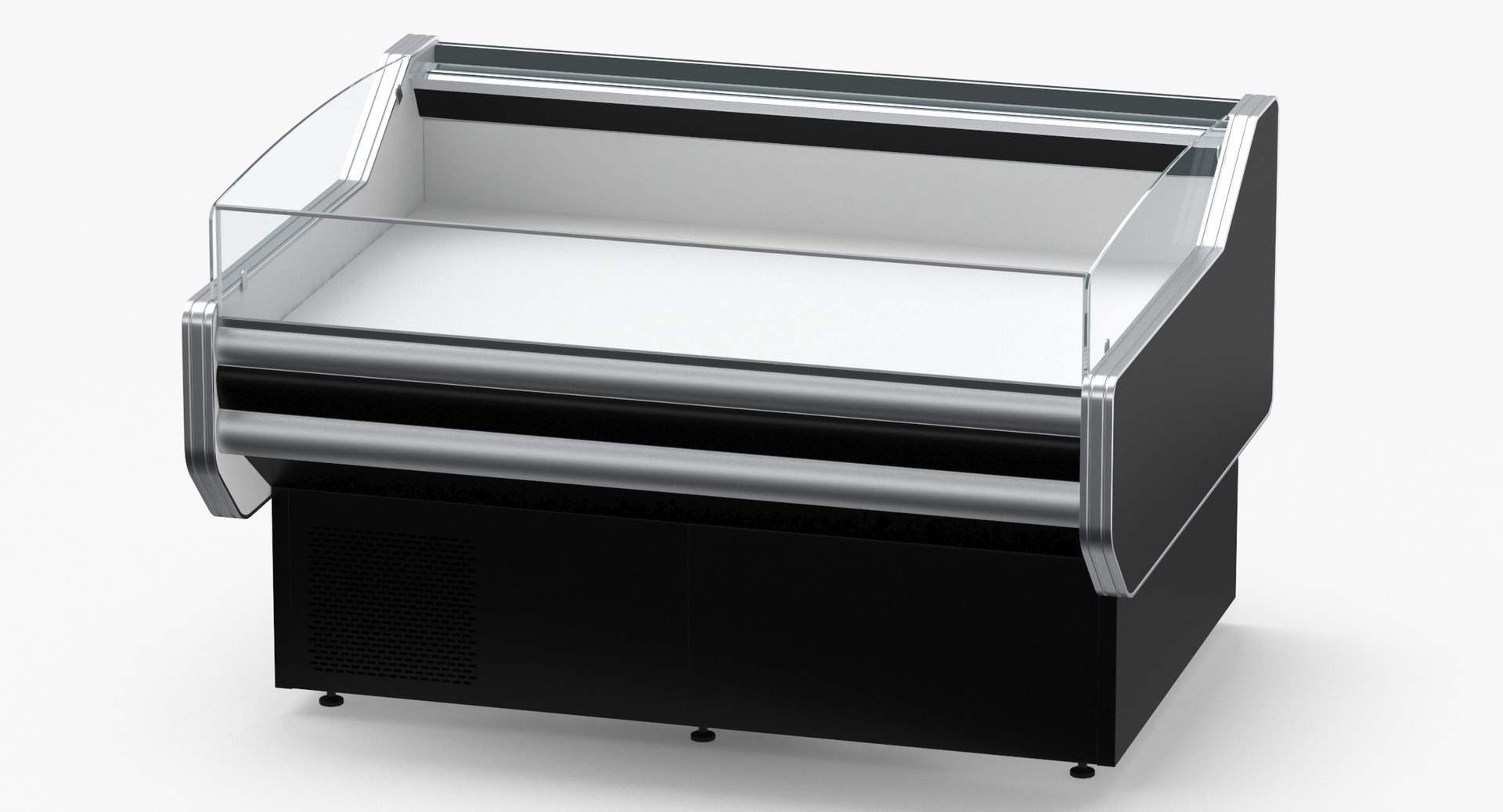 3D Horizontal Refrigerator Display Small Freezer Open Model ...