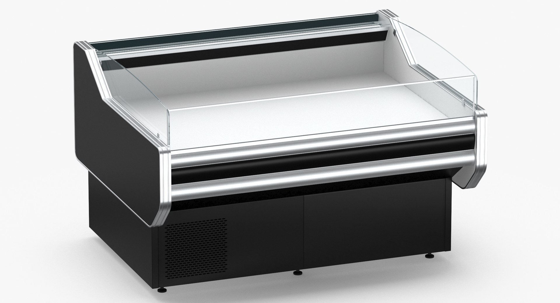 3D Horizontal Refrigerator Display Small Freezer Open Model ...