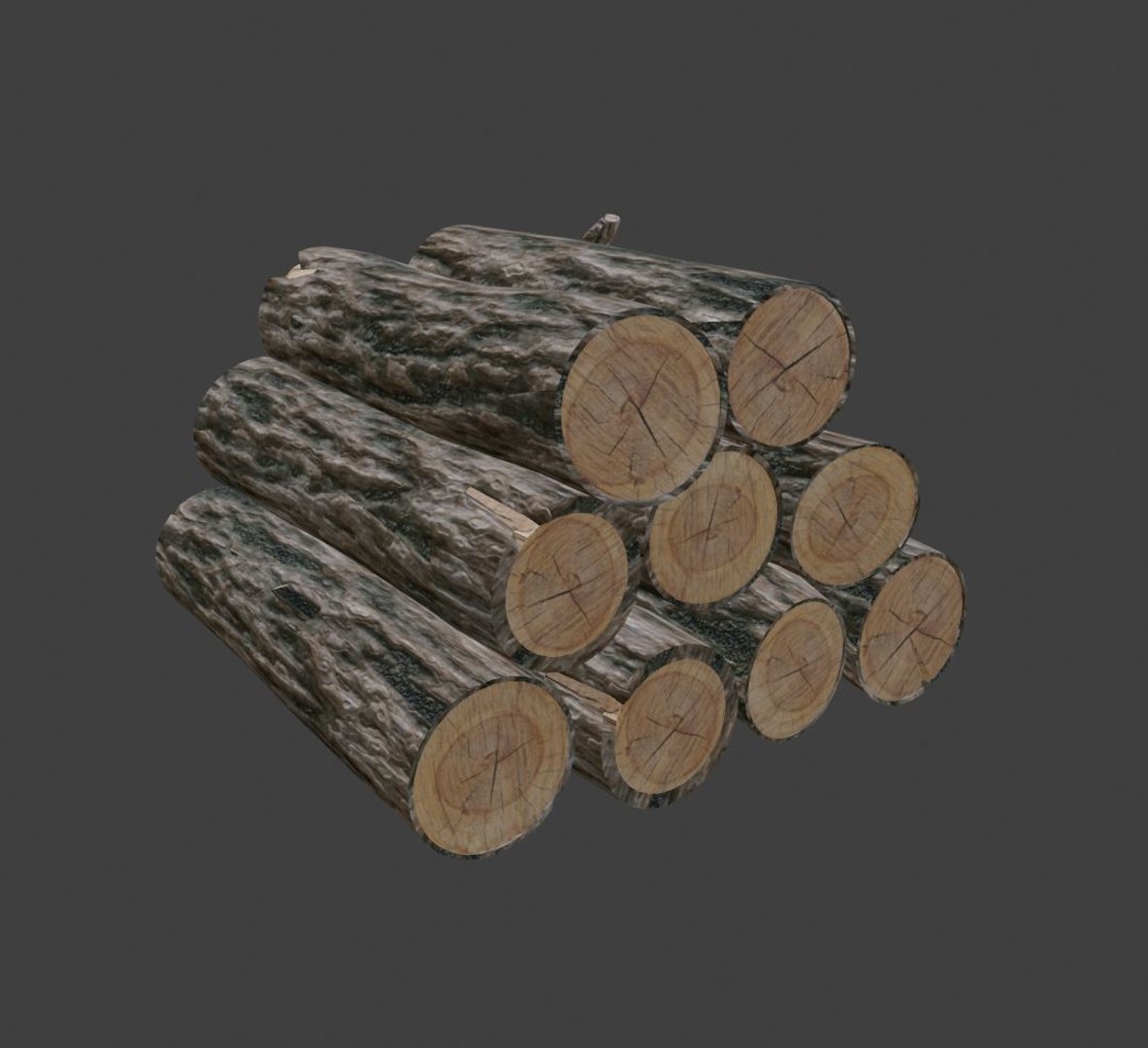 3D Model Pack Logs - TurboSquid 1462342