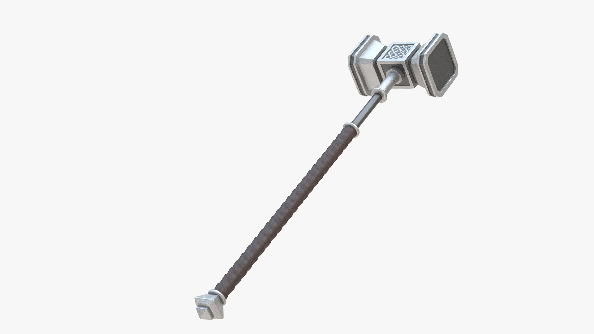Steel Two Handed Battle Hammer 3D Model - TurboSquid 2391936