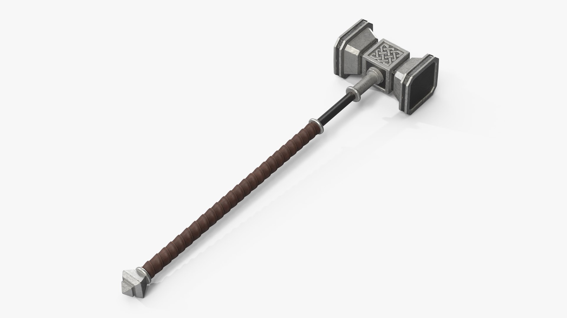 Steel Two Handed Battle Hammer 3D Model - TurboSquid 2391936