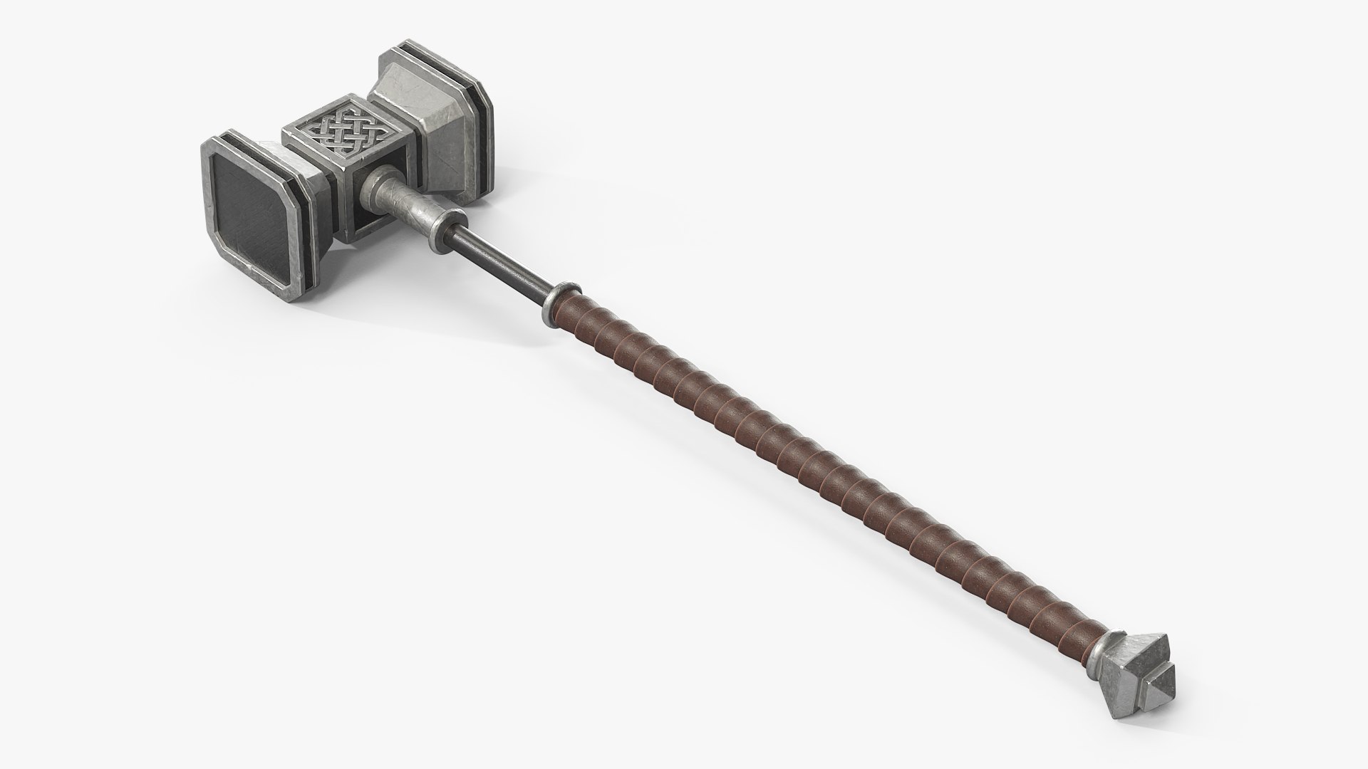 Steel Two Handed Battle Hammer 3D Model - TurboSquid 2391936