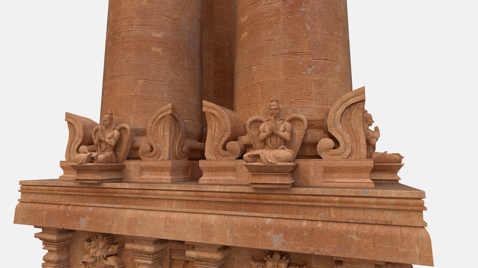 Temple Pillar Model - TurboSquid 2181718