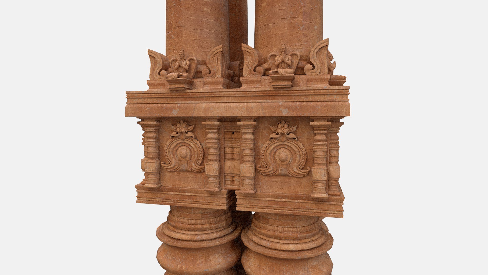 Temple Pillar Model - TurboSquid 2181718