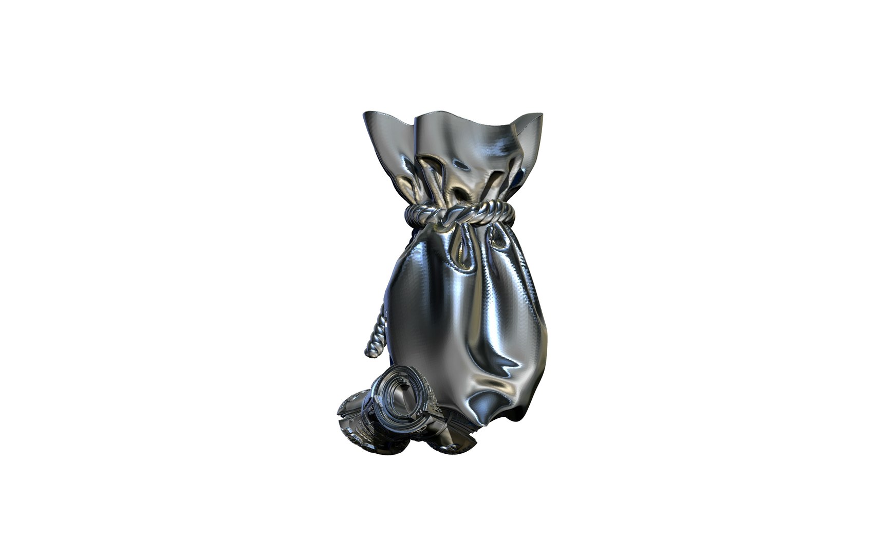 Money Bag 3D Model - TurboSquid 2015959