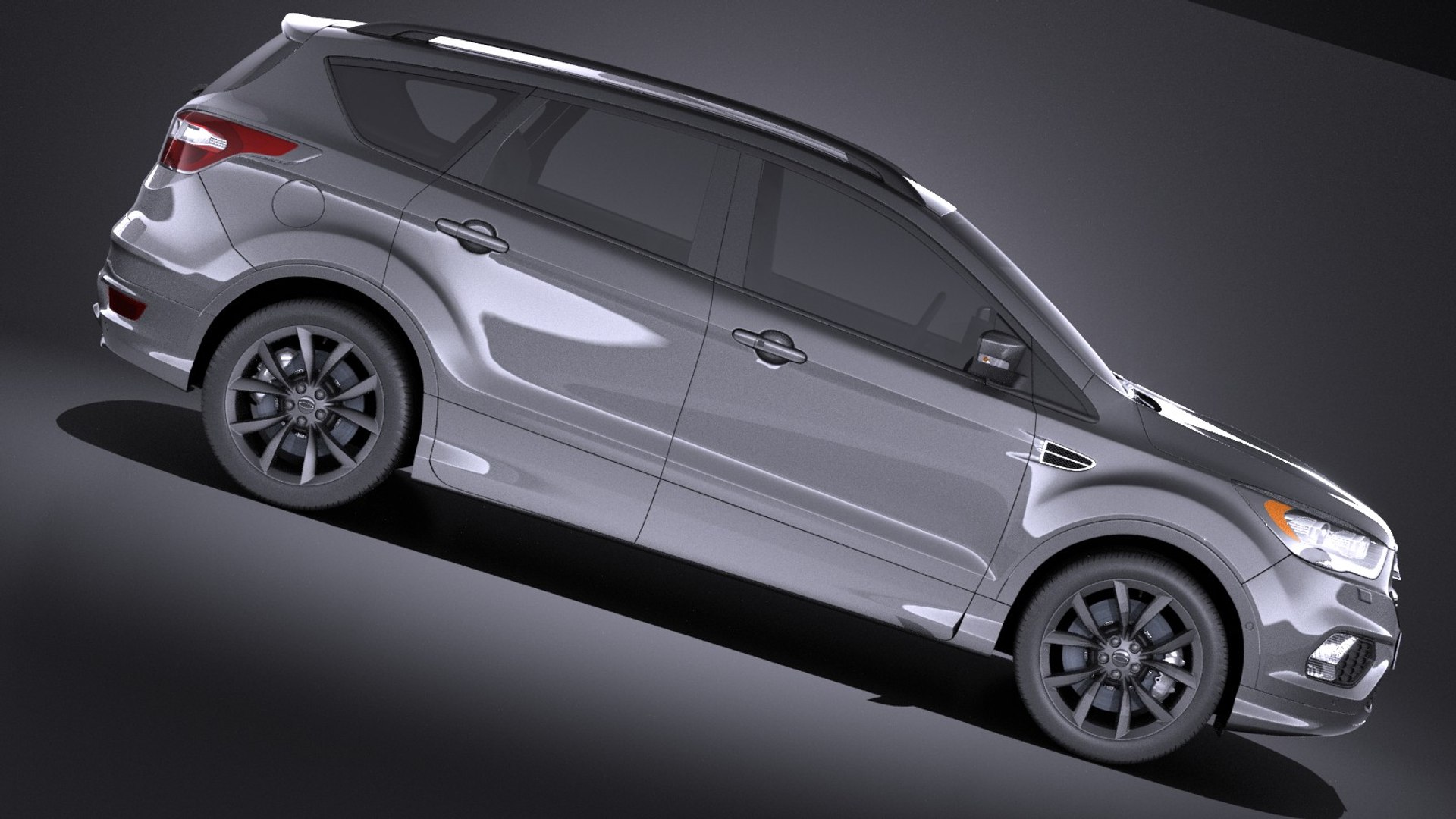 Kuga 2017 3d Model
