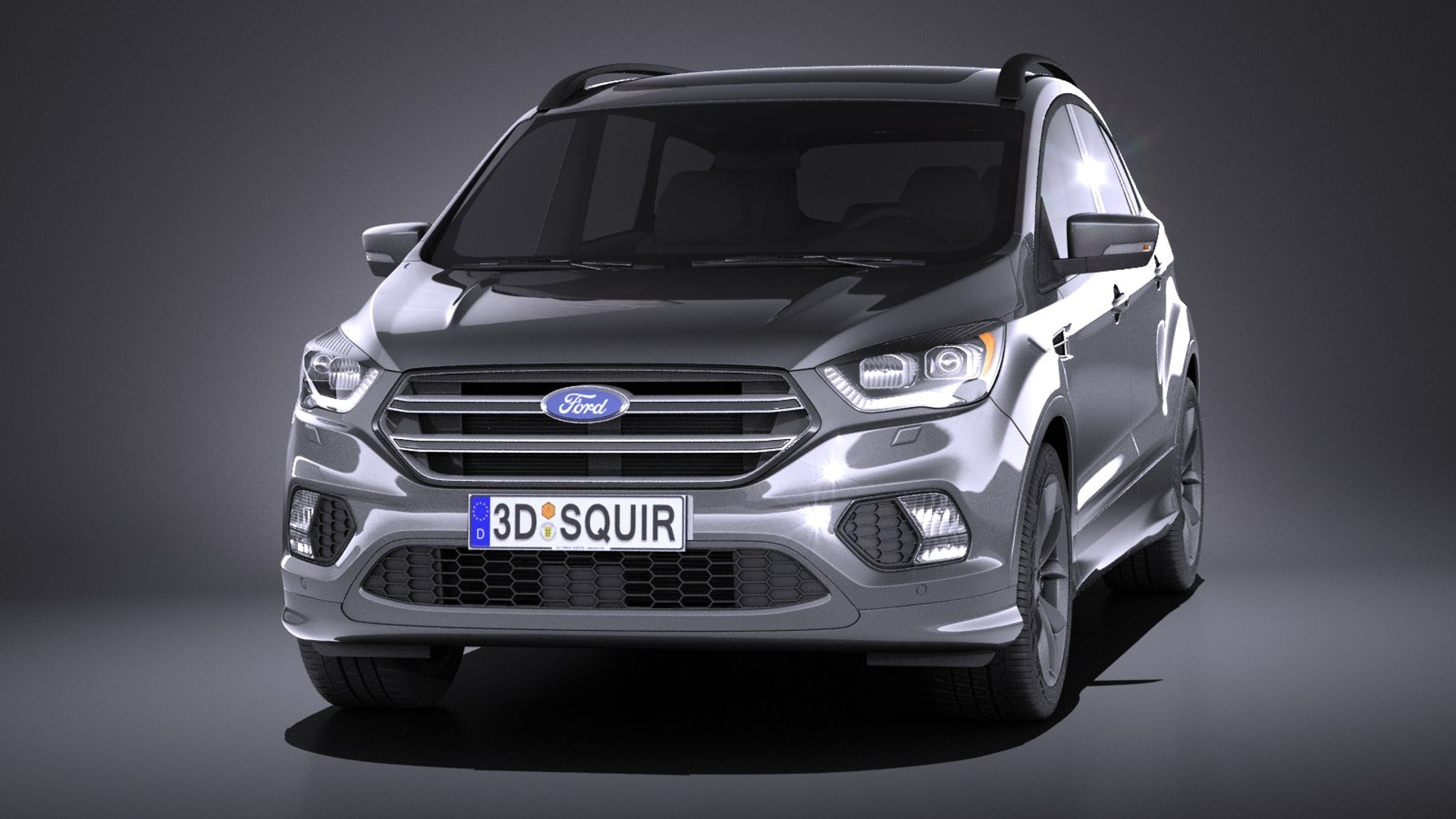 Kuga 2017 3d Model