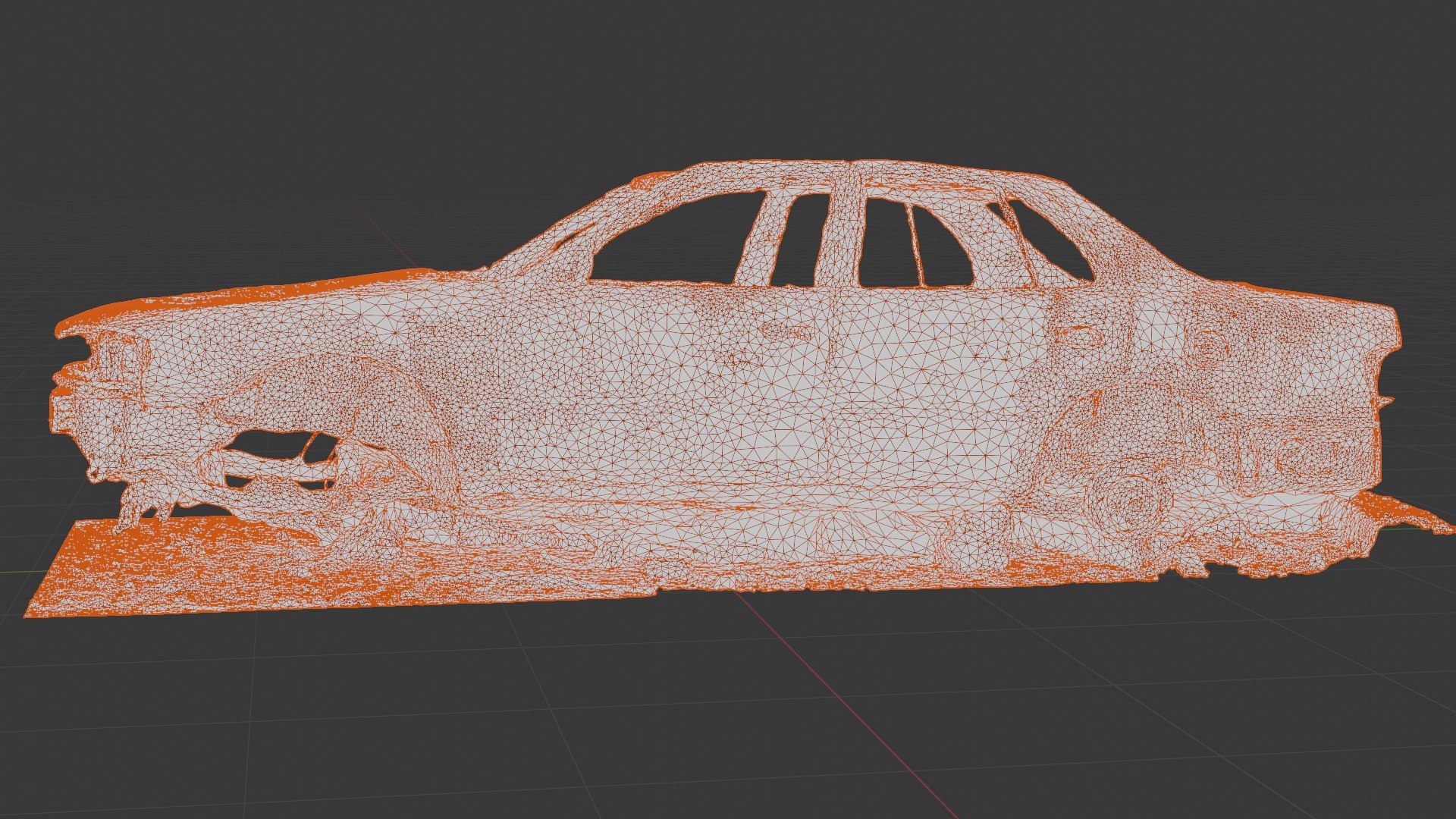 3D Abandoned Burnt Car Model - TurboSquid 2204733
