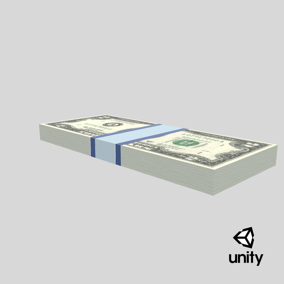 Dollars bills 3D model - TurboSquid 1654207