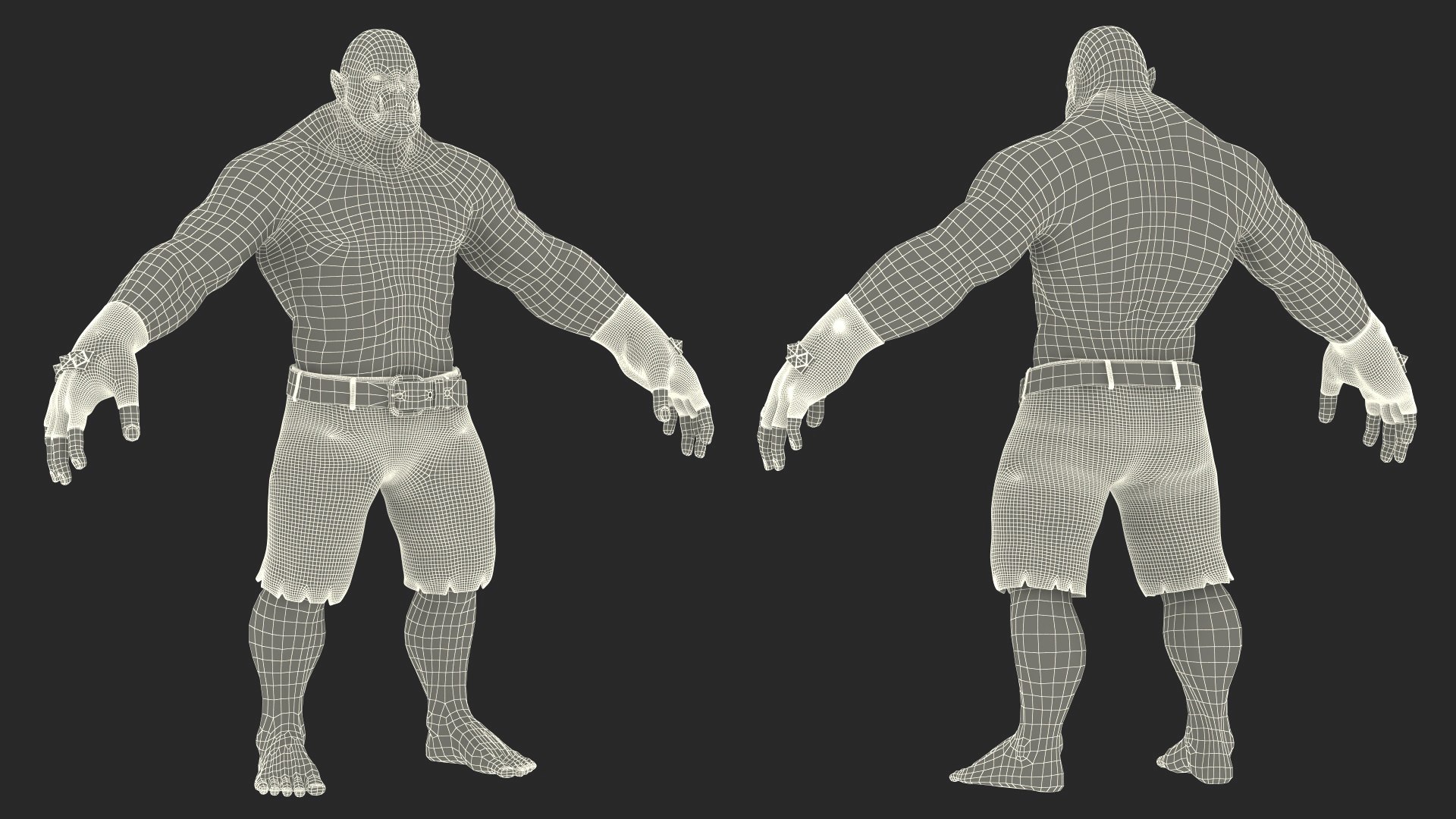 3D Fantasy Orc - TurboSquid 2062571