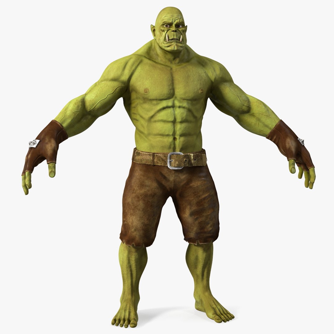 3D Fantasy Orc - TurboSquid 2062571