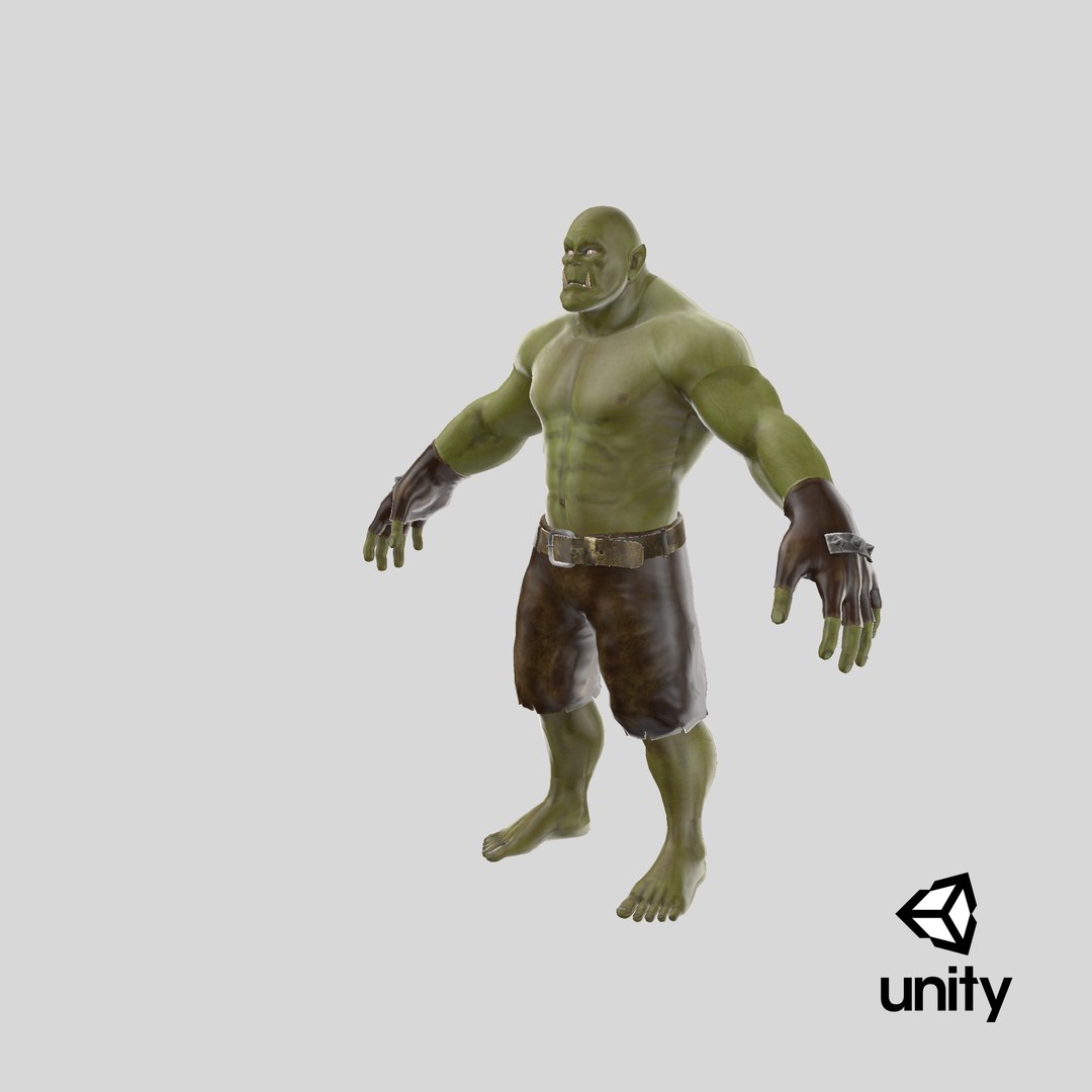 3D Fantasy Orc - TurboSquid 2062571