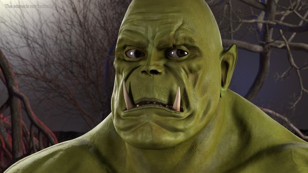 modelo 3d Orco de fantasía - TurboSquid 2062571