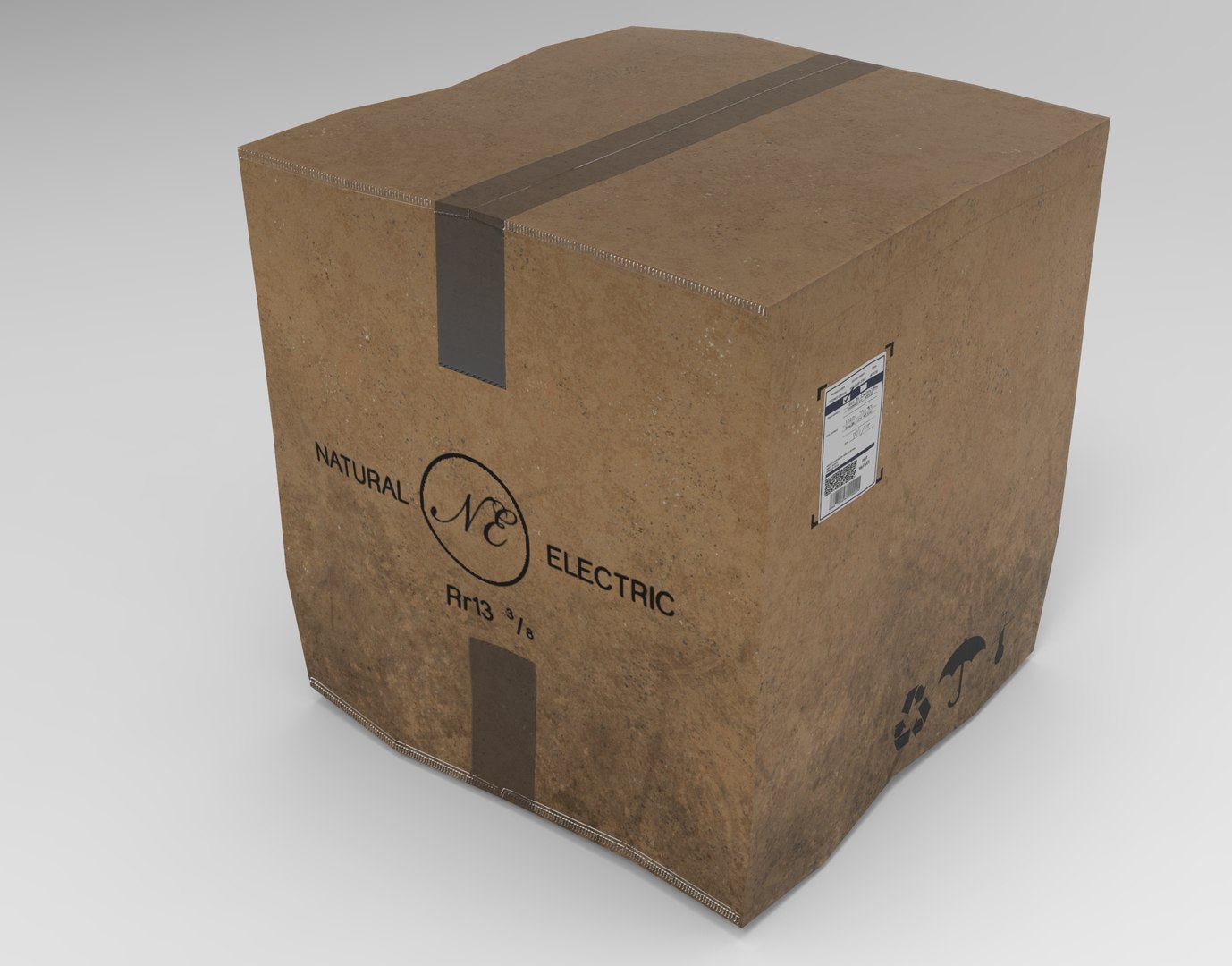 3D cardboard box pack - TurboSquid 1531776
