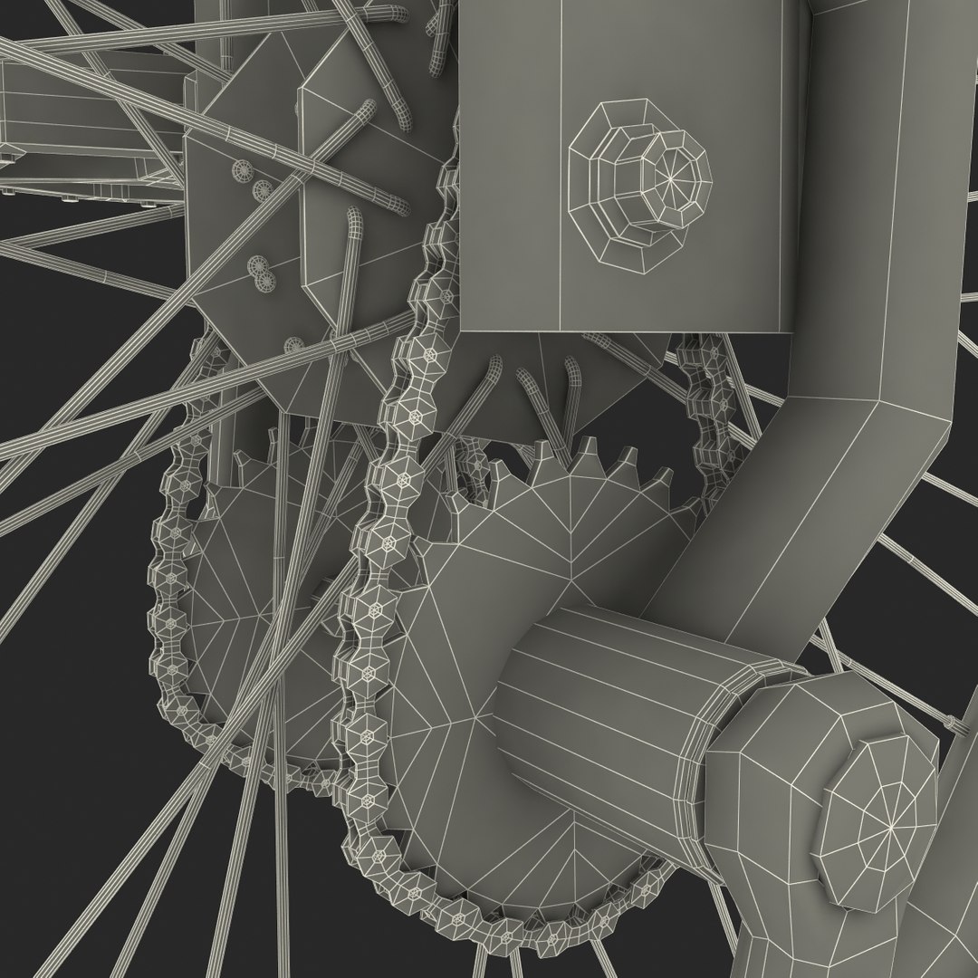 Unicycle Huni-rex 3d Model