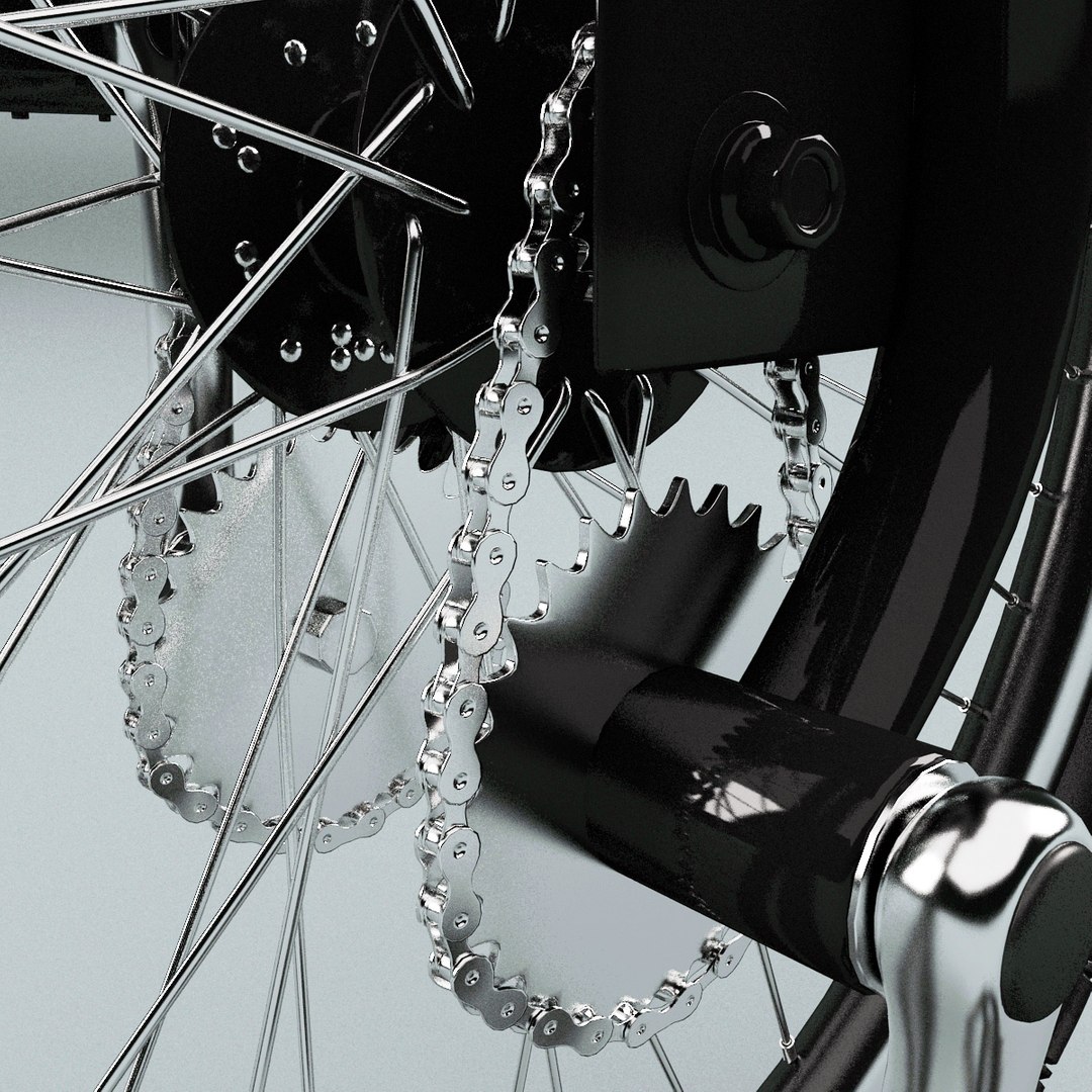 Unicycle Huni-rex 3d Model