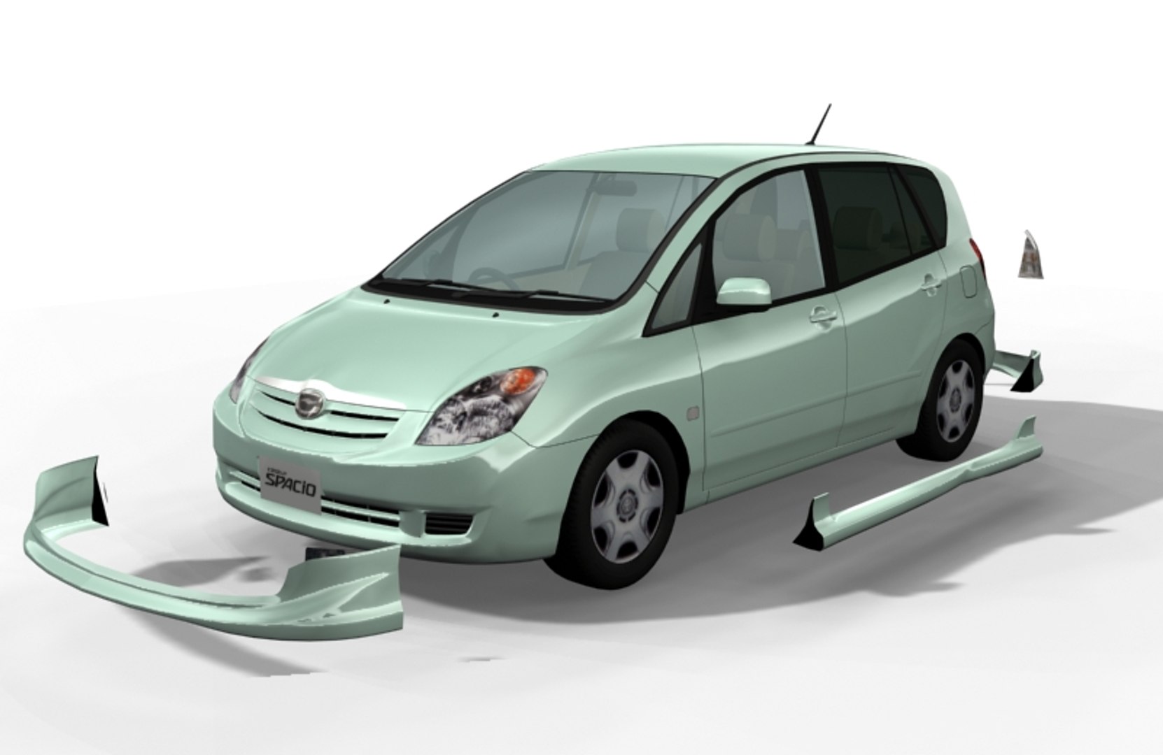 3ds Max Toyota Spacio