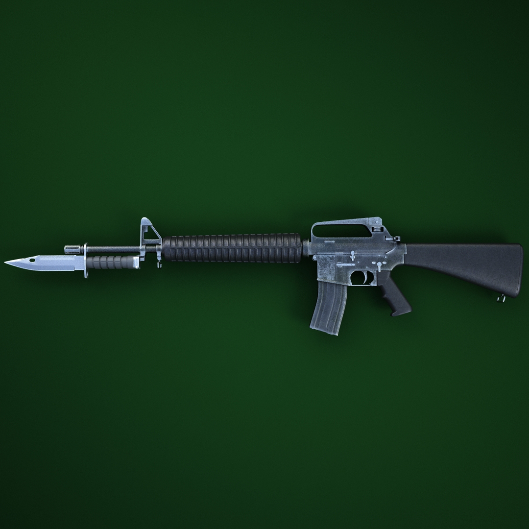3ds m16a2 assault rifle m9