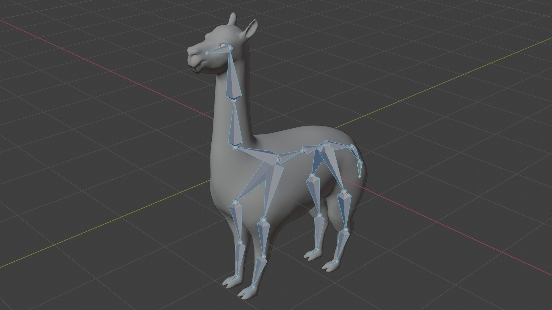 3D rigged alpaca - TurboSquid 1662461