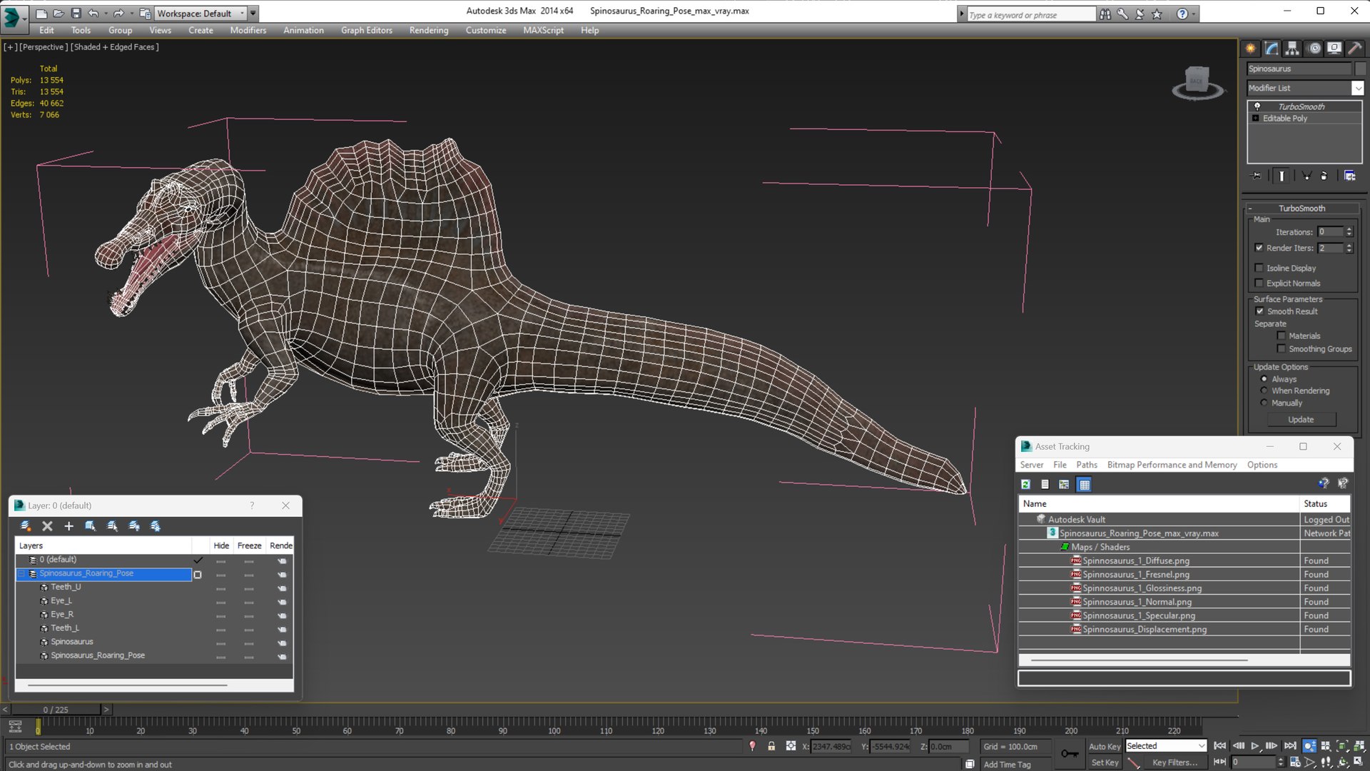 3D Spinosaurus Roaring Pose Model - TurboSquid 2268872