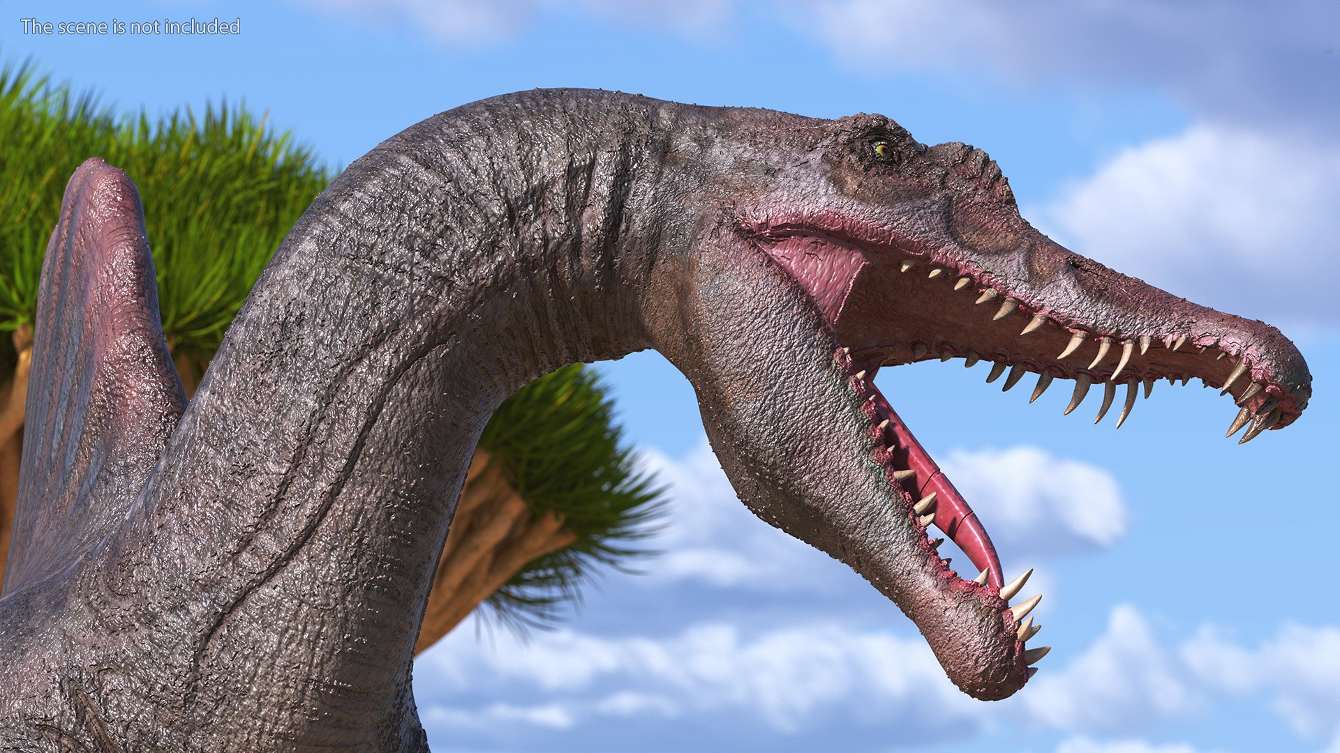 3D Spinosaurus Roaring Pose Model - TurboSquid 2268872