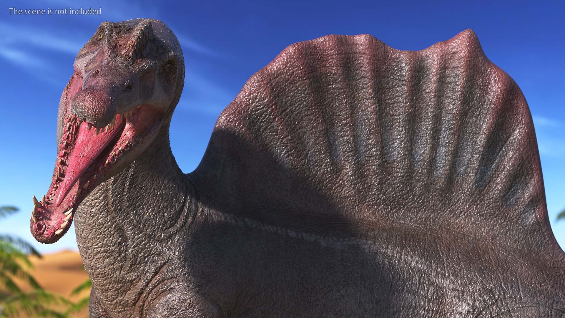 3D Spinosaurus Roaring Pose Model - TurboSquid 2268872