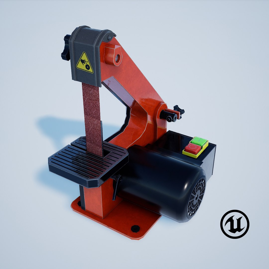 3D Machine Grinder - TurboSquid 1508433