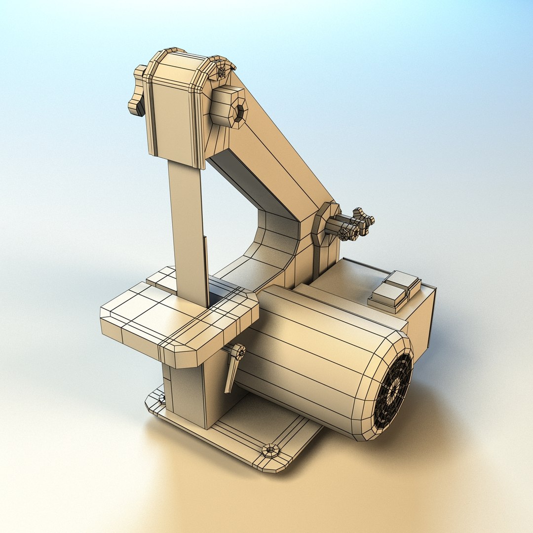 3D Machine Grinder - TurboSquid 1508433