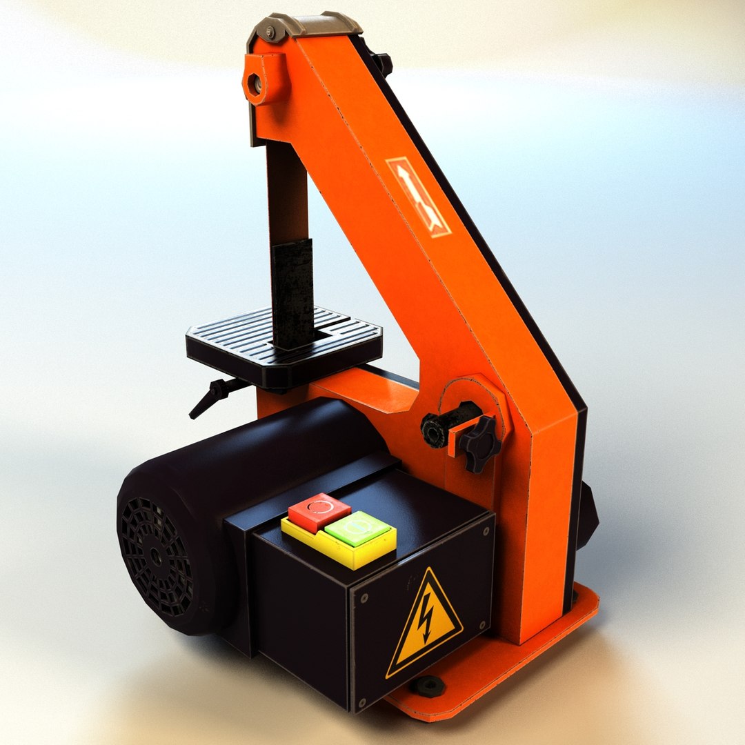 3D Machine Grinder - TurboSquid 1508433