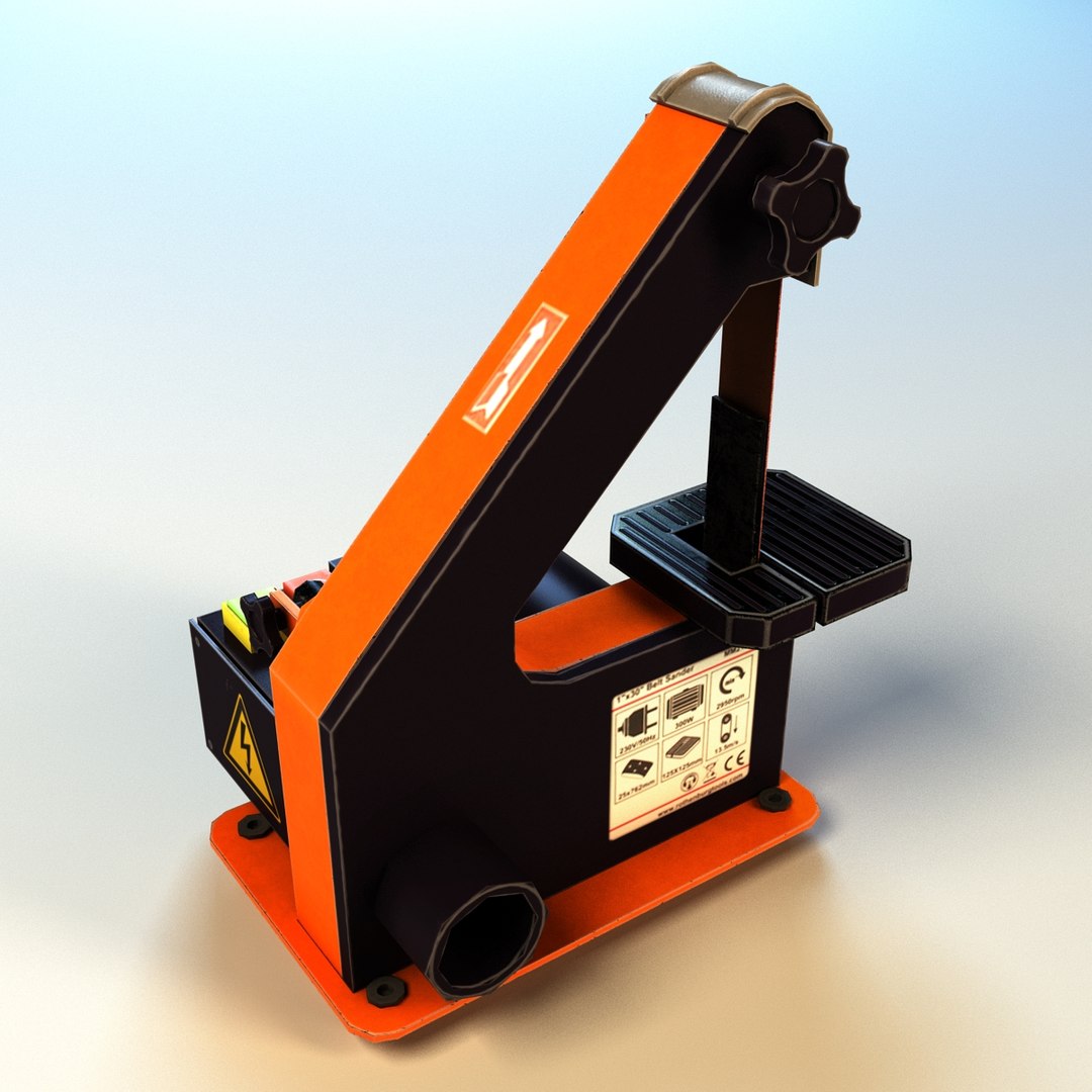3D Machine Grinder - TurboSquid 1508433