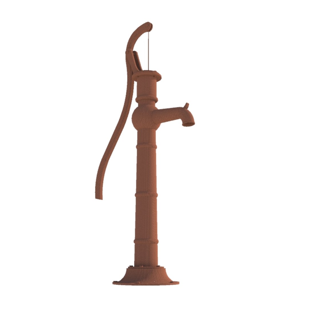 Fbx Old Rusty Water Pump
