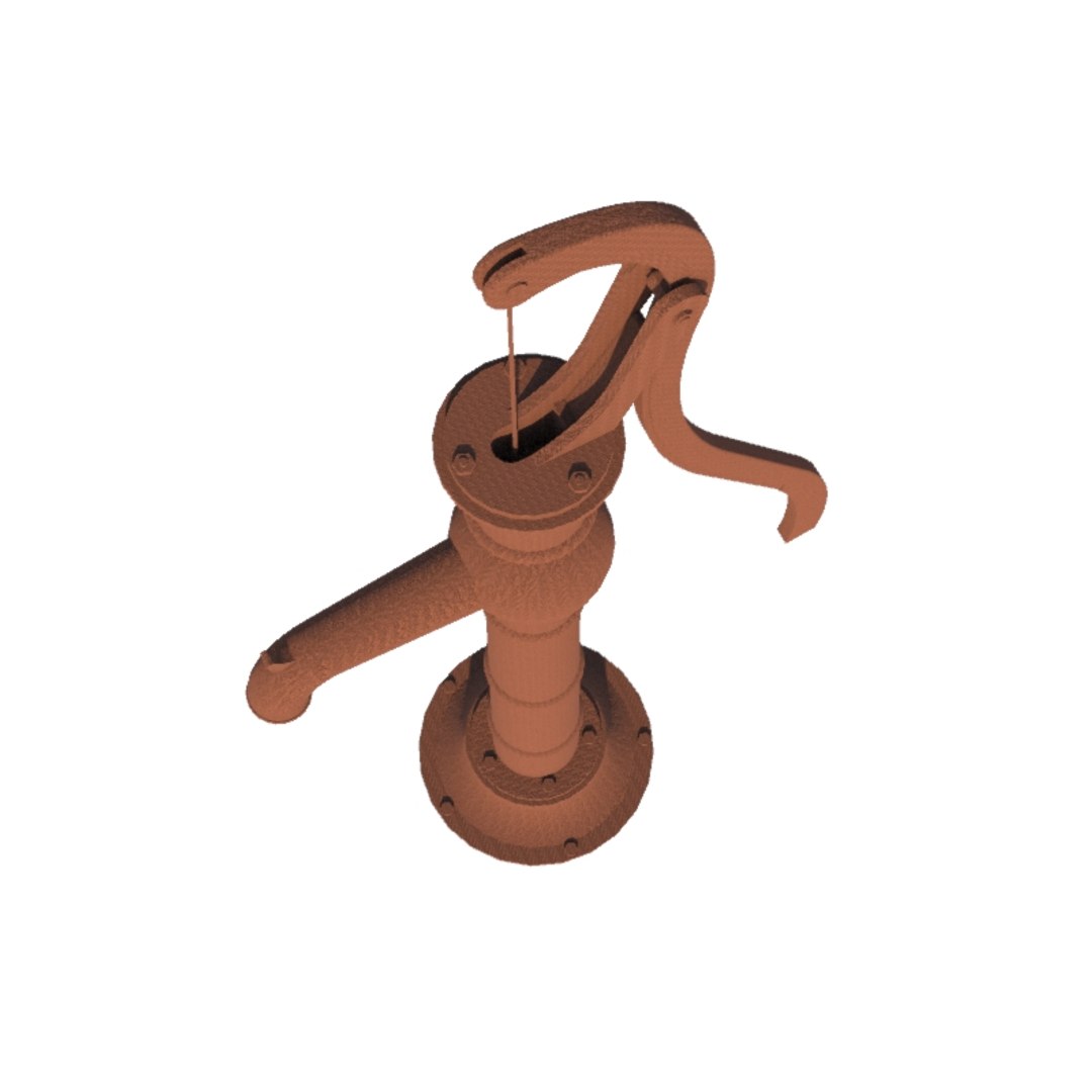 Fbx Old Rusty Water Pump