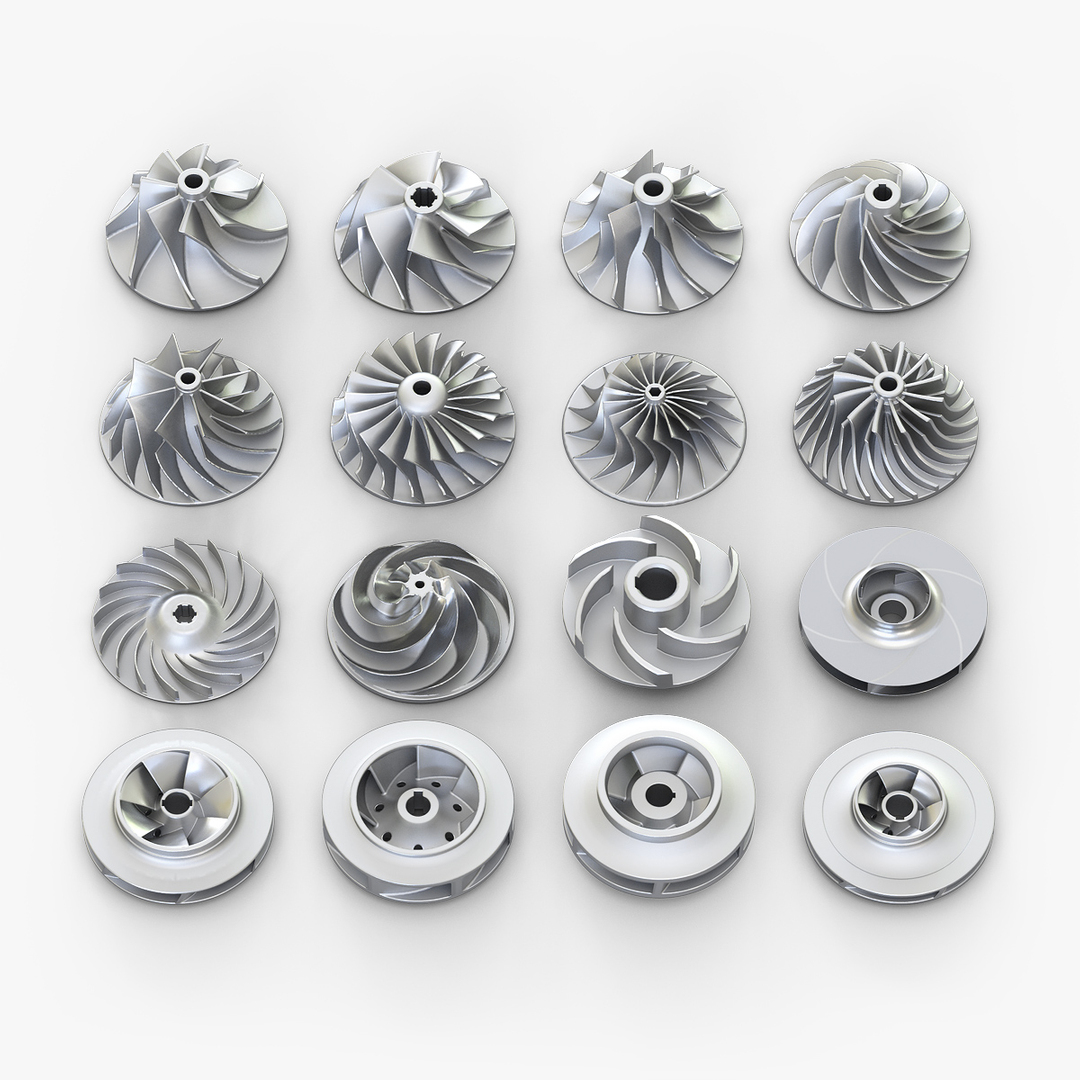 Impellers pack 3D - TurboSquid 1773249