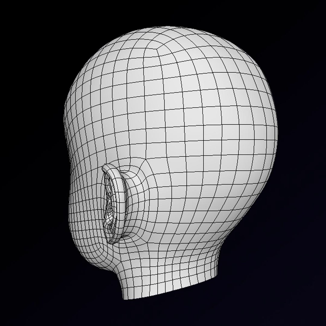 Baby Head Base Mesh 3D Model - TurboSquid 1274099
