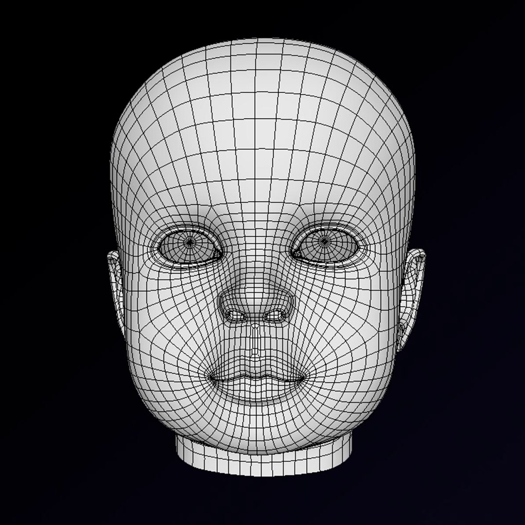 Baby Head Base Mesh 3D Model - TurboSquid 1274099