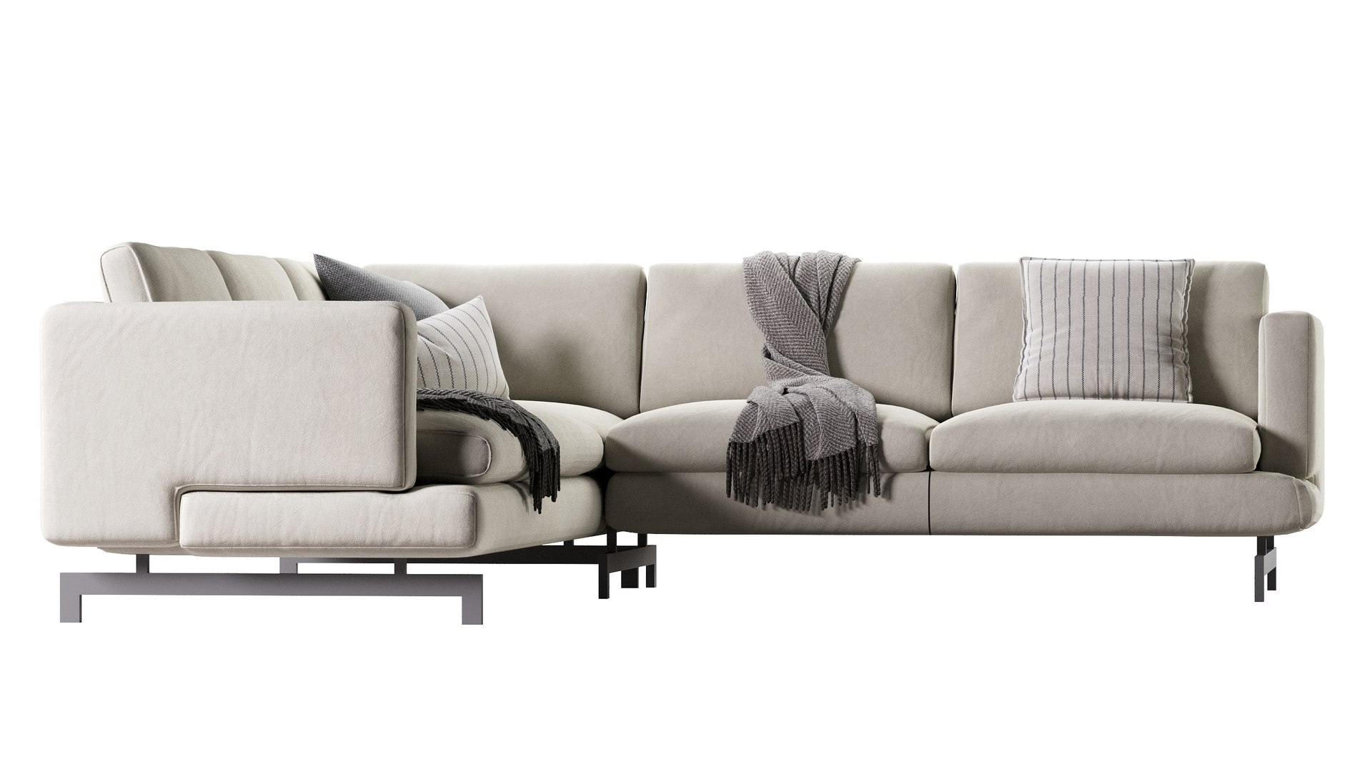 Natuzzi Italia Jeremy Sectional 3D - TurboSquid 2105414