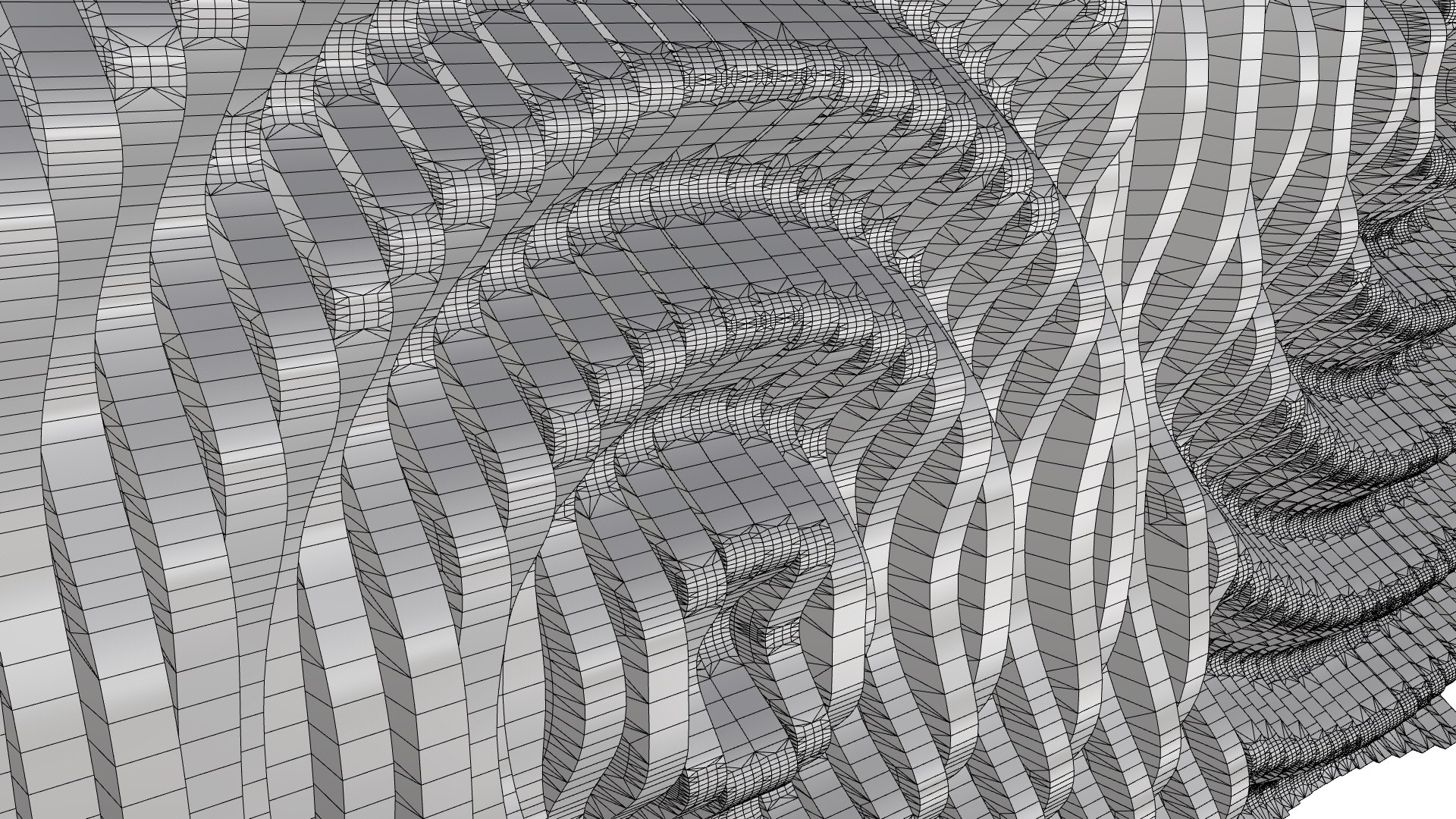 3D Model Parametric Ripples Wooden Wall 01 - TurboSquid 2195115