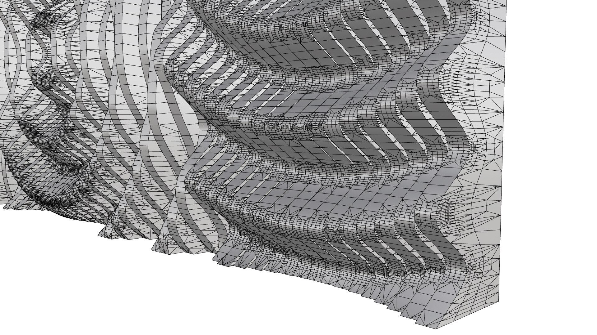 3D Model Parametric Ripples Wooden Wall 01 - TurboSquid 2195115