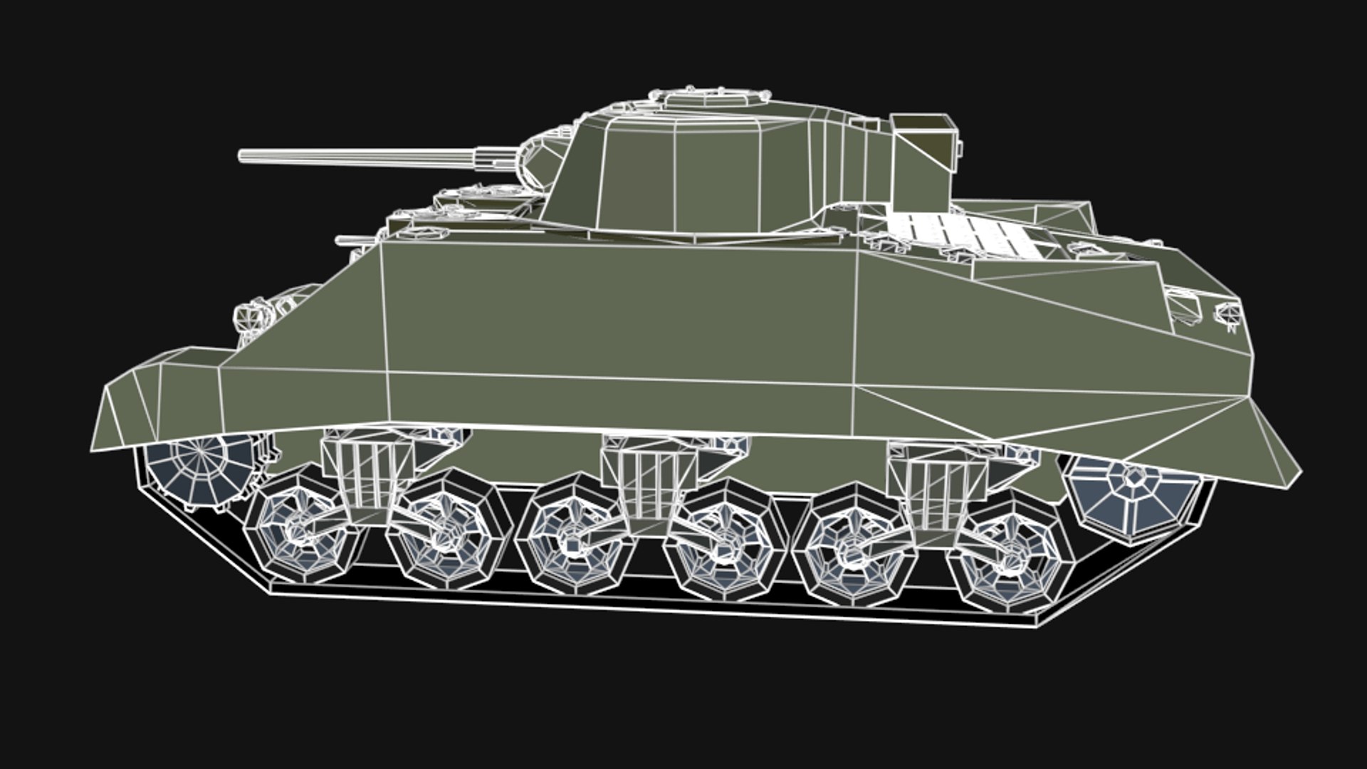 3D M4 Sherman Mk - TurboSquid 1427173